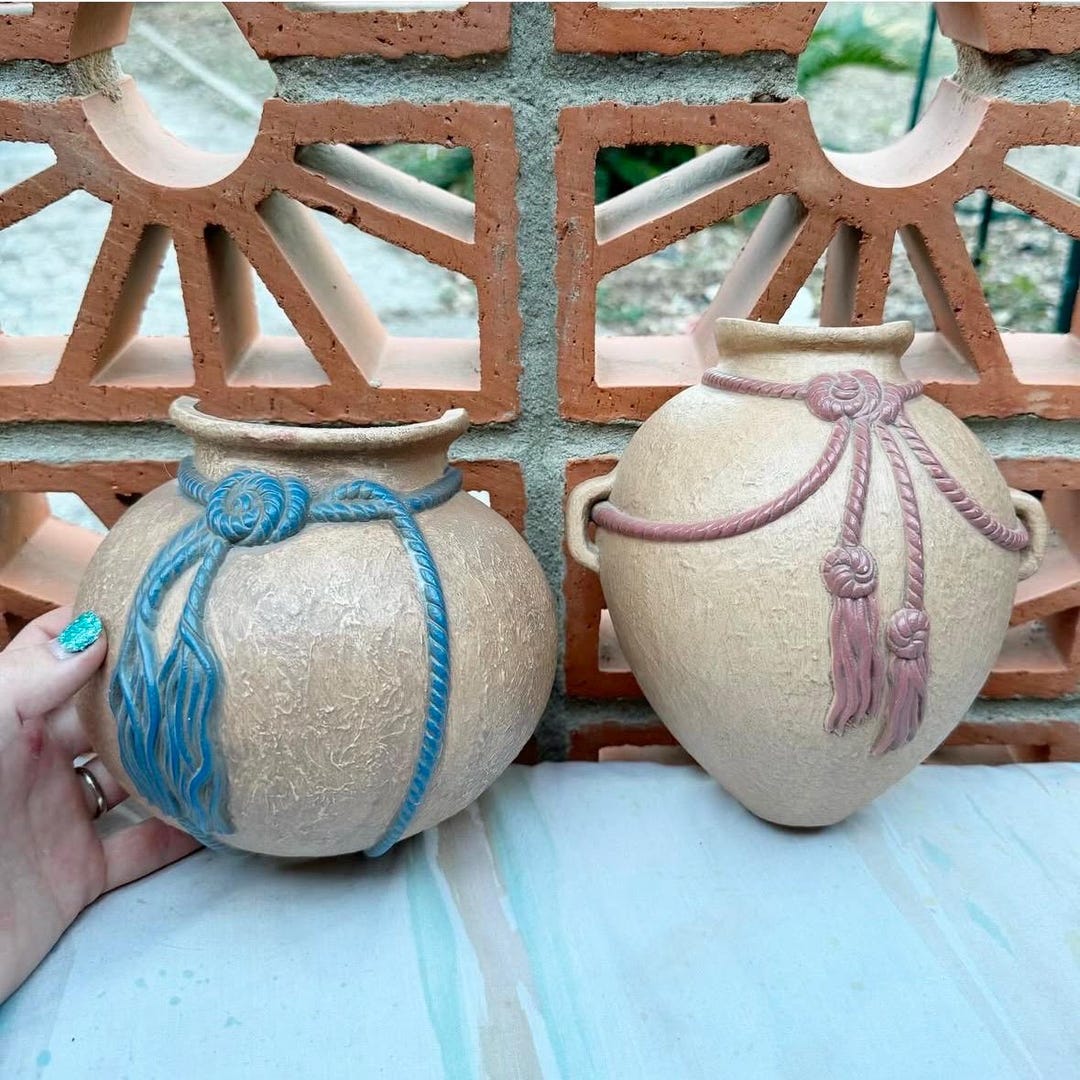 Home Interior Wall Pockets Resin Adobe Mud Look Wall Planter Wall ...