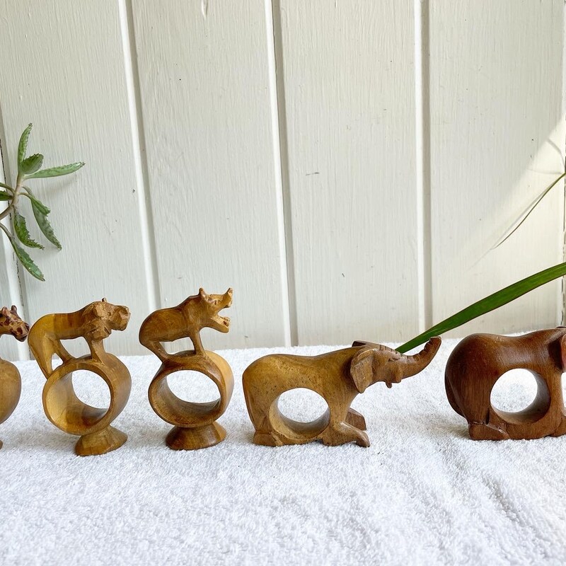 African Napkin Rings - Etsy