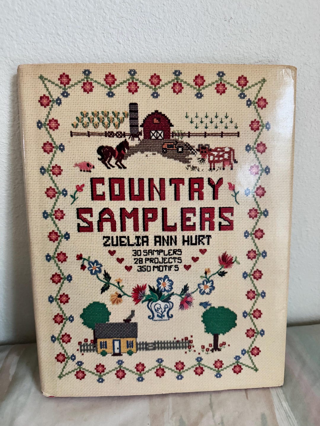 Vtg 1984 Country Samplers 28 Cross Stitch Projects Hardcover Book - Etsy