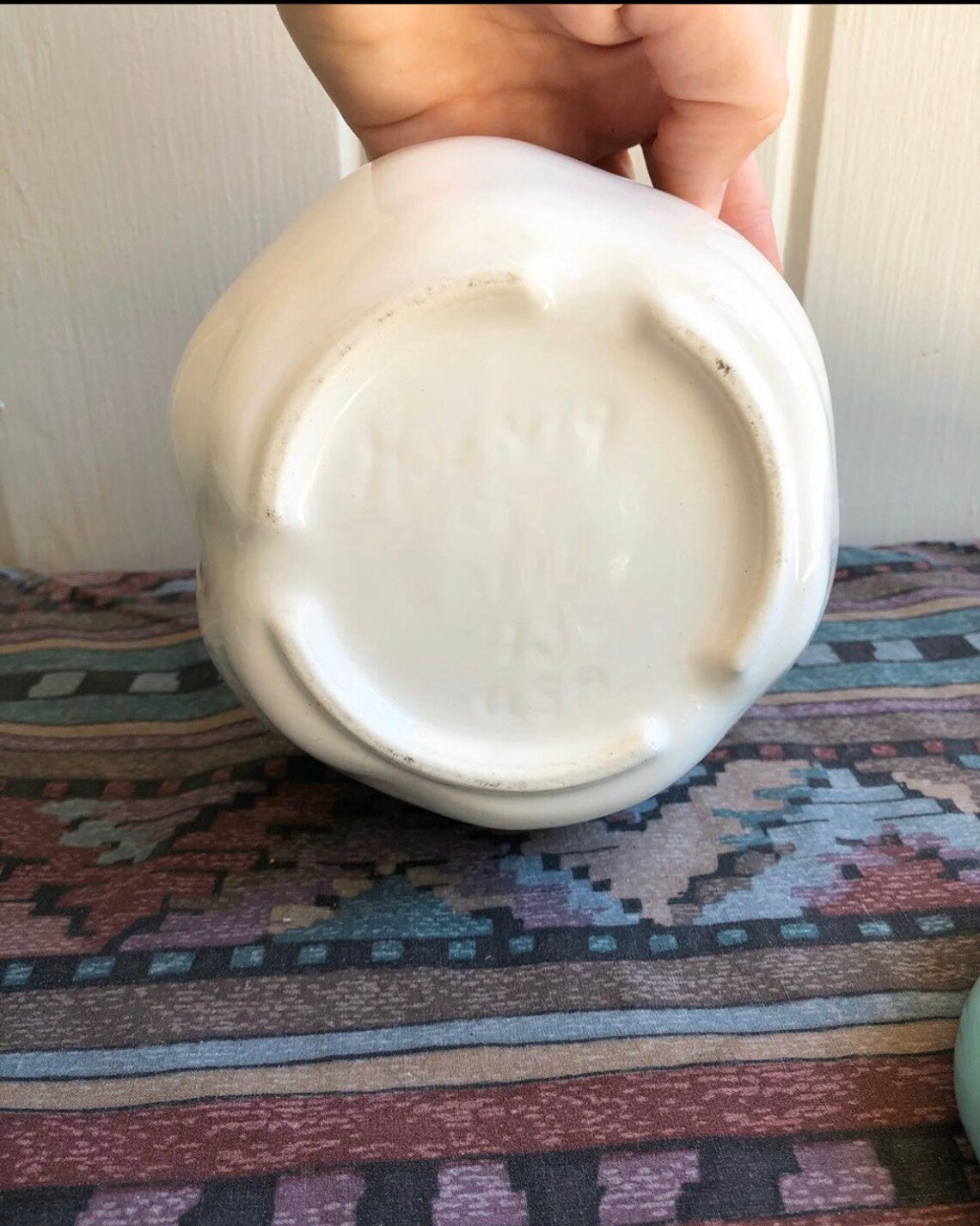 Vintage Turquoise Apple Shaped Serving Set by Hoenig of - Etsy