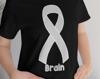 Brain Tumor Warrior Brain Cancer Shirt, Brain Tumor Awareness Shirt ...