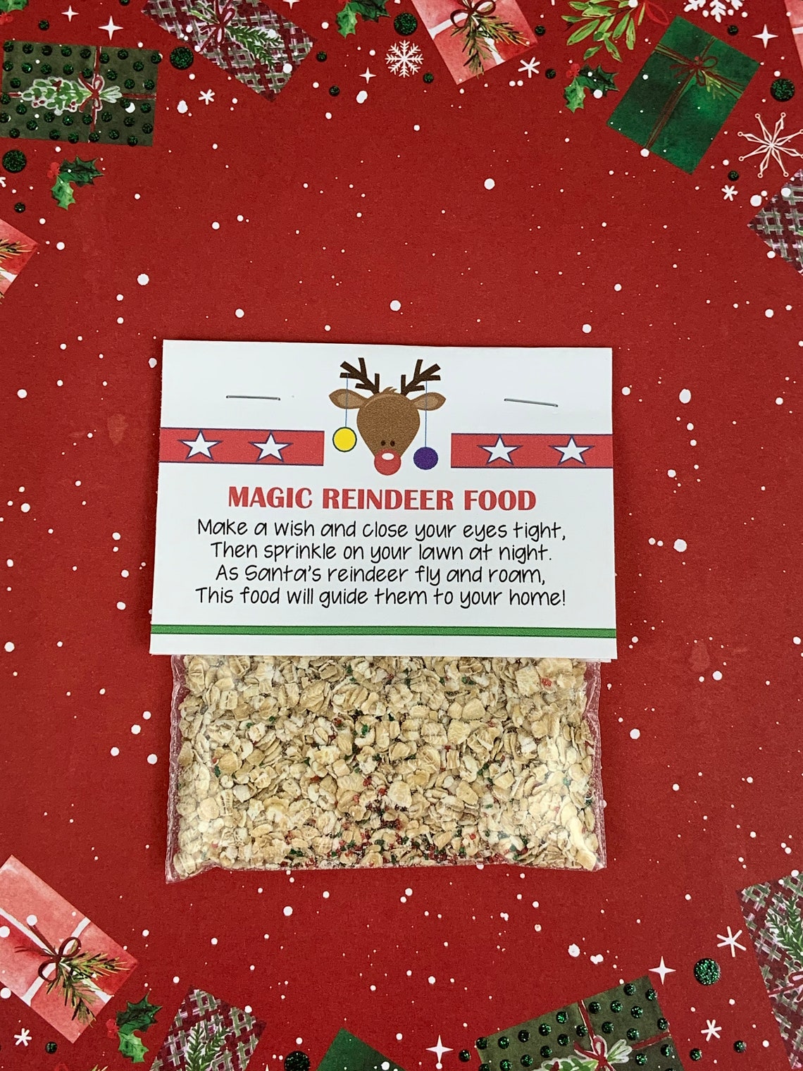 Magic Reindeer Food Reindeer Food Rudolph Food Christmas - Etsy