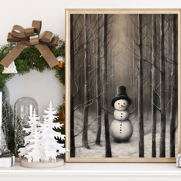 Rustic Snowman - Etsy