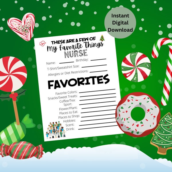 Employee Christmas Wish List Template - Etsy