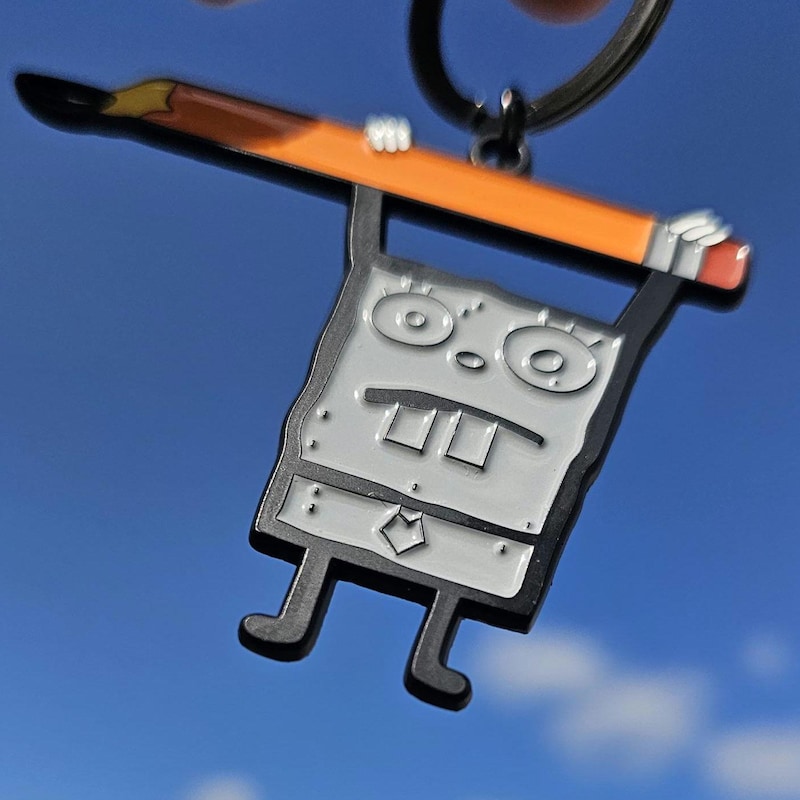 Spongebob Keychain - Etsy