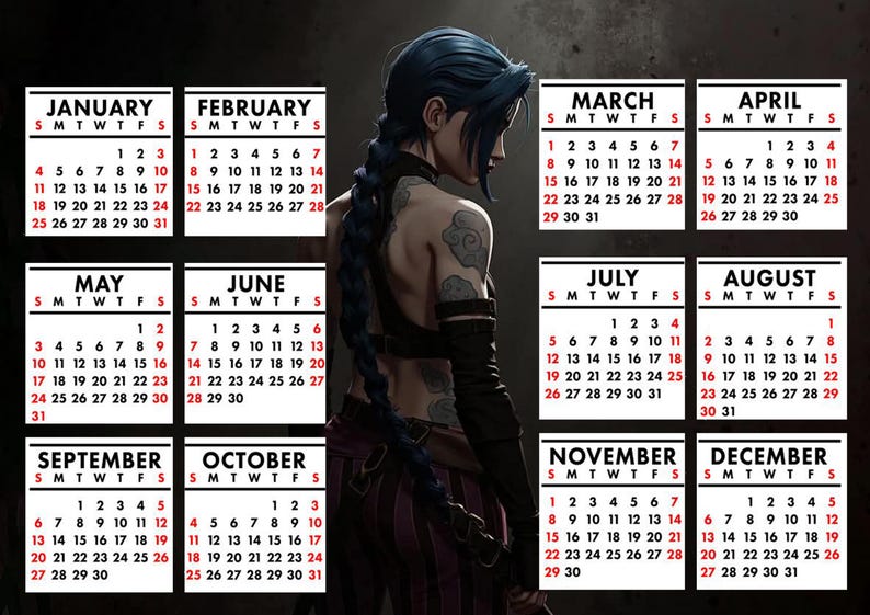 A4 Arcane Calendar 2026 – Unique Fan Projects - Etsy Australia