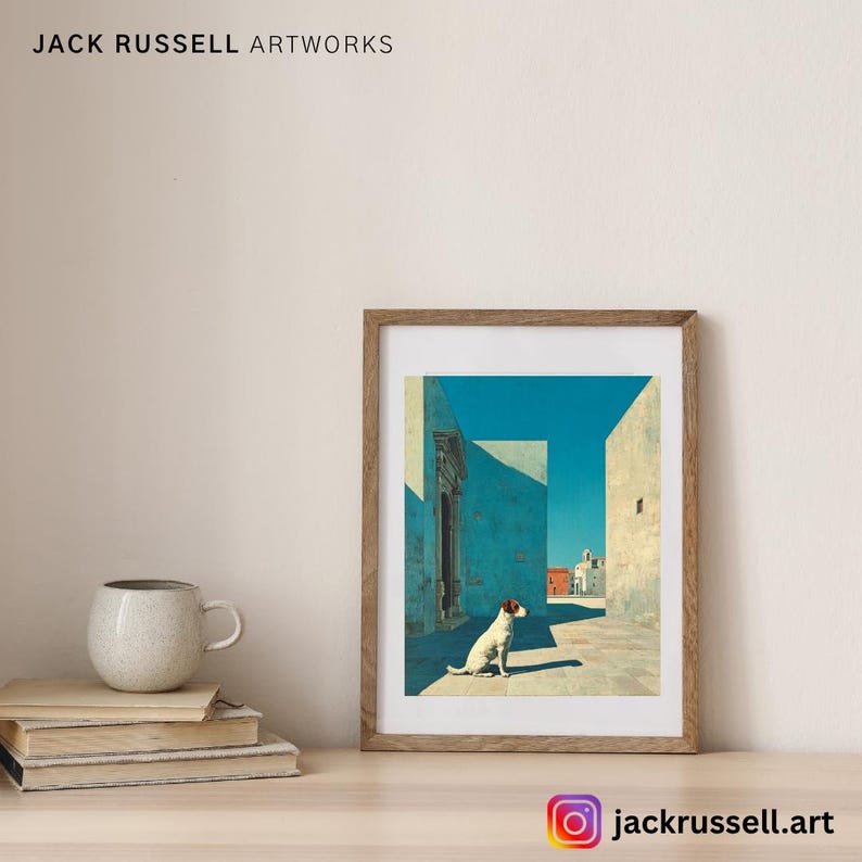 PRINTABLE ART - Wise Jack Russell's Patient Wait - Etsy