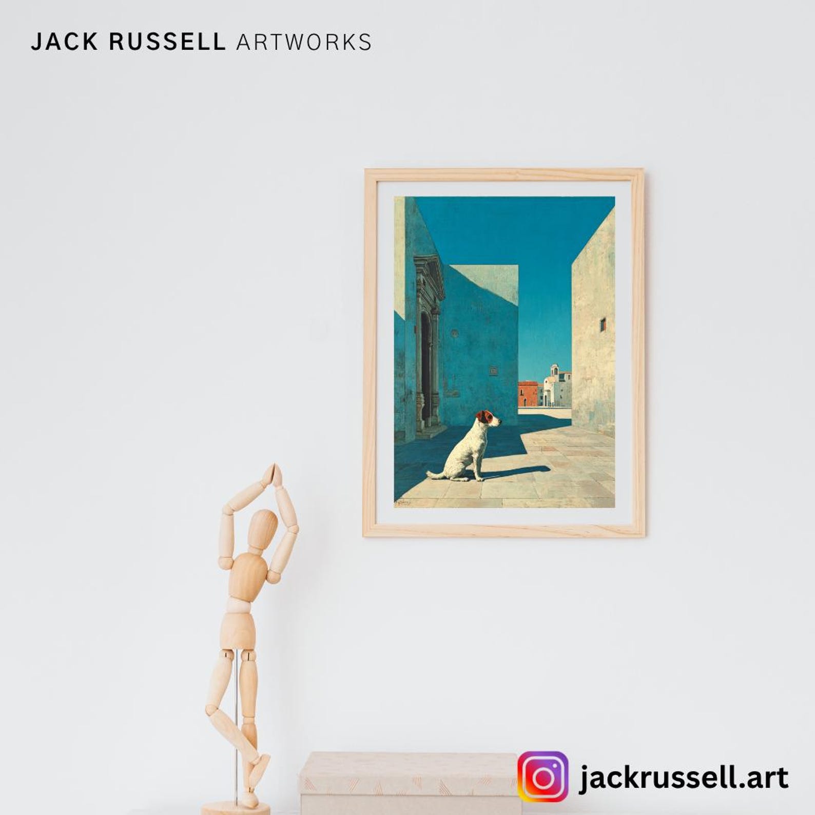 PRINTABLE ART - Wise Jack Russell's Patient Wait - Etsy