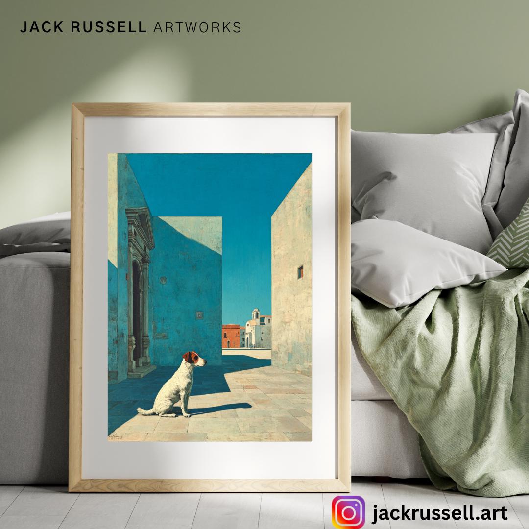 PRINTABLE ART - Wise Jack Russell's Patient Wait - Etsy