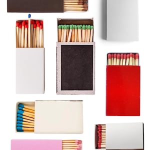 Matchbox Template - Etsy