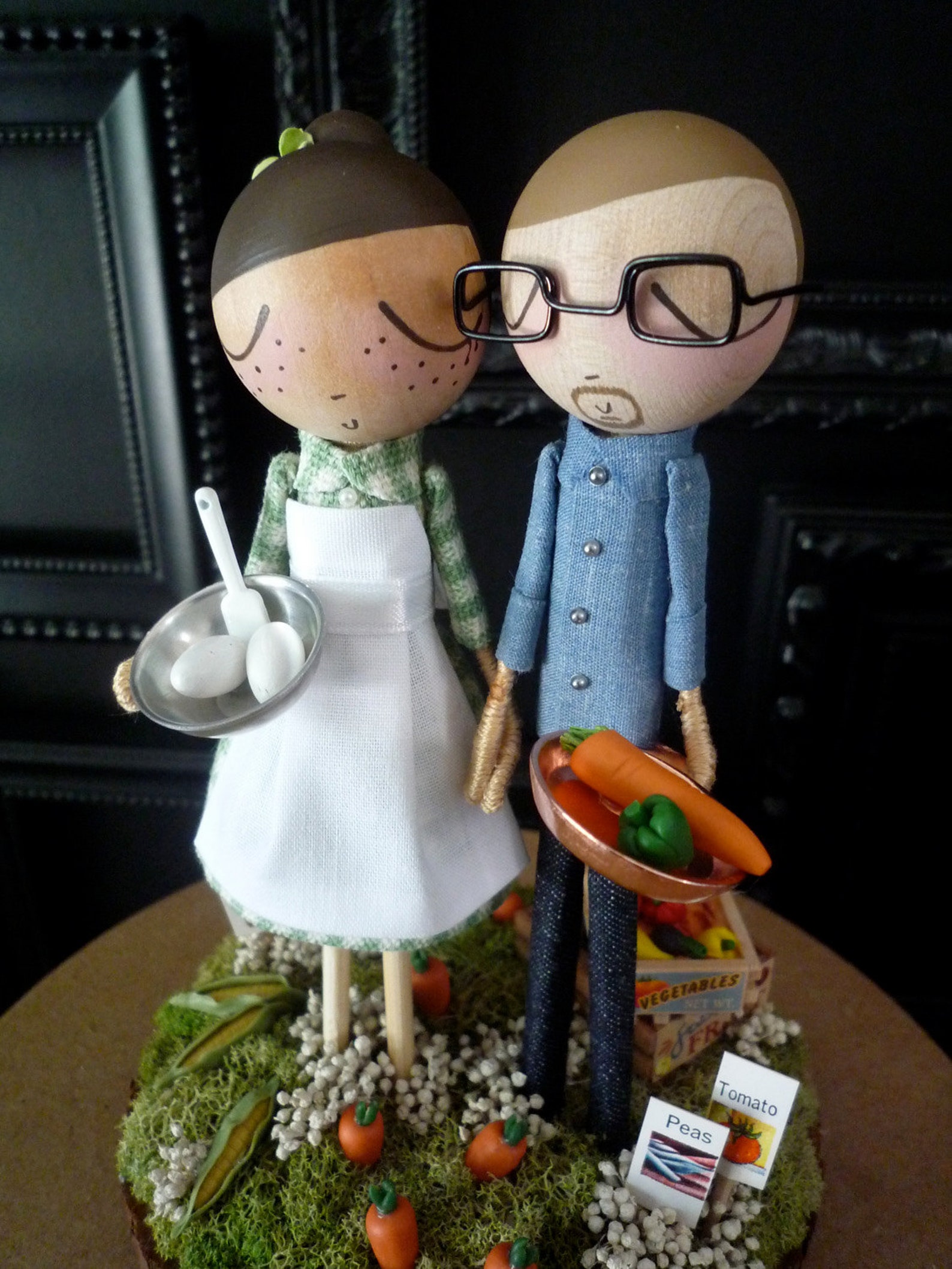 Wedding Cake Topper With Chef Theme as Seen in Sur La Table, Custom ...