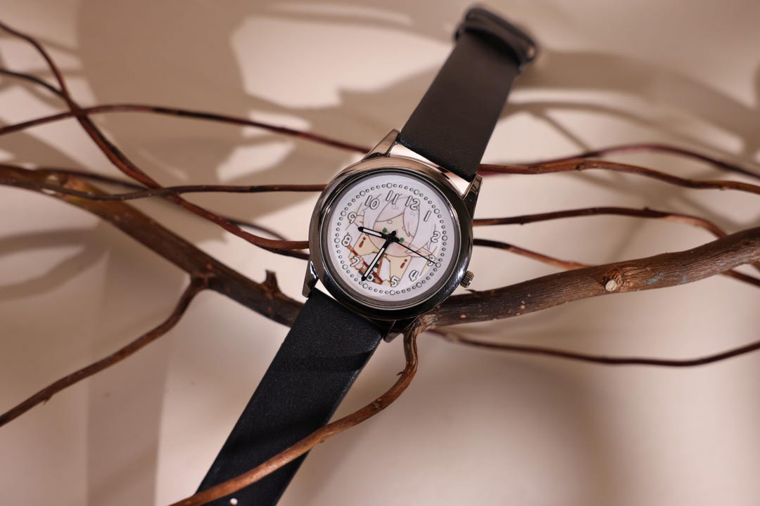 Chibi Anime Character Watch – Custom Engraved Strap & Buckle, Cute ...