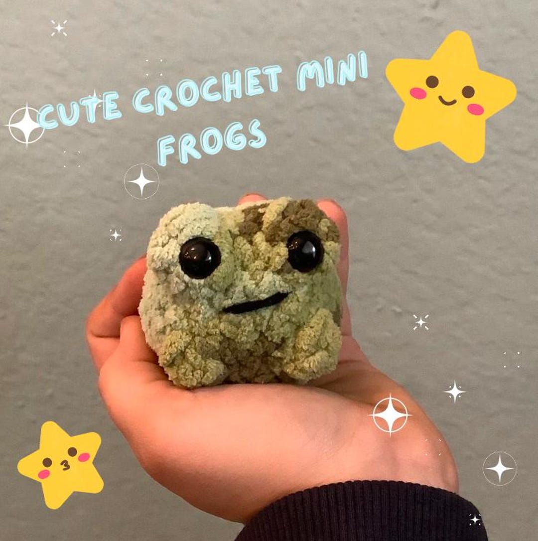 Cute Crochet Mini Frog - Etsy