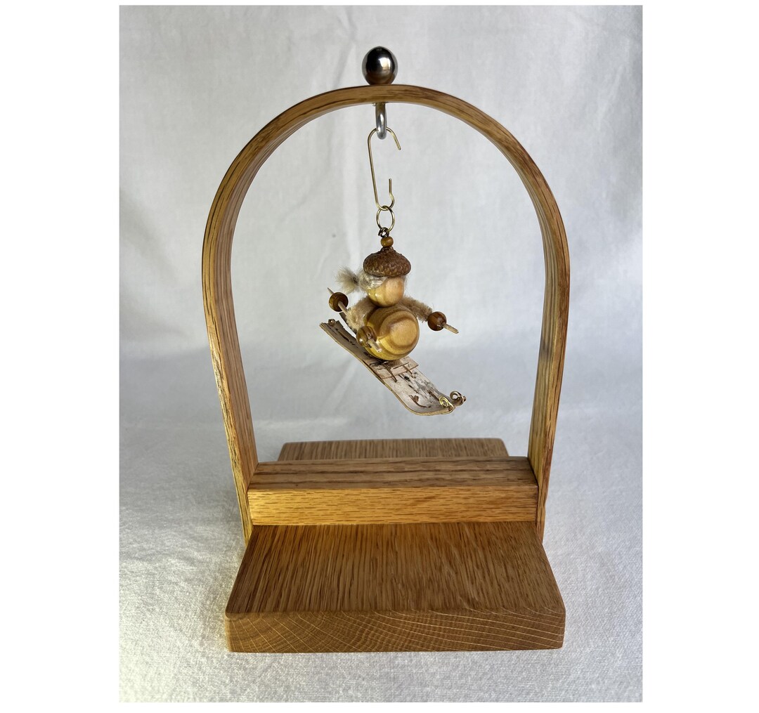 Oak, Display Stand, Steam Bent Wood, Ornament, Holder, Hook, Award ...