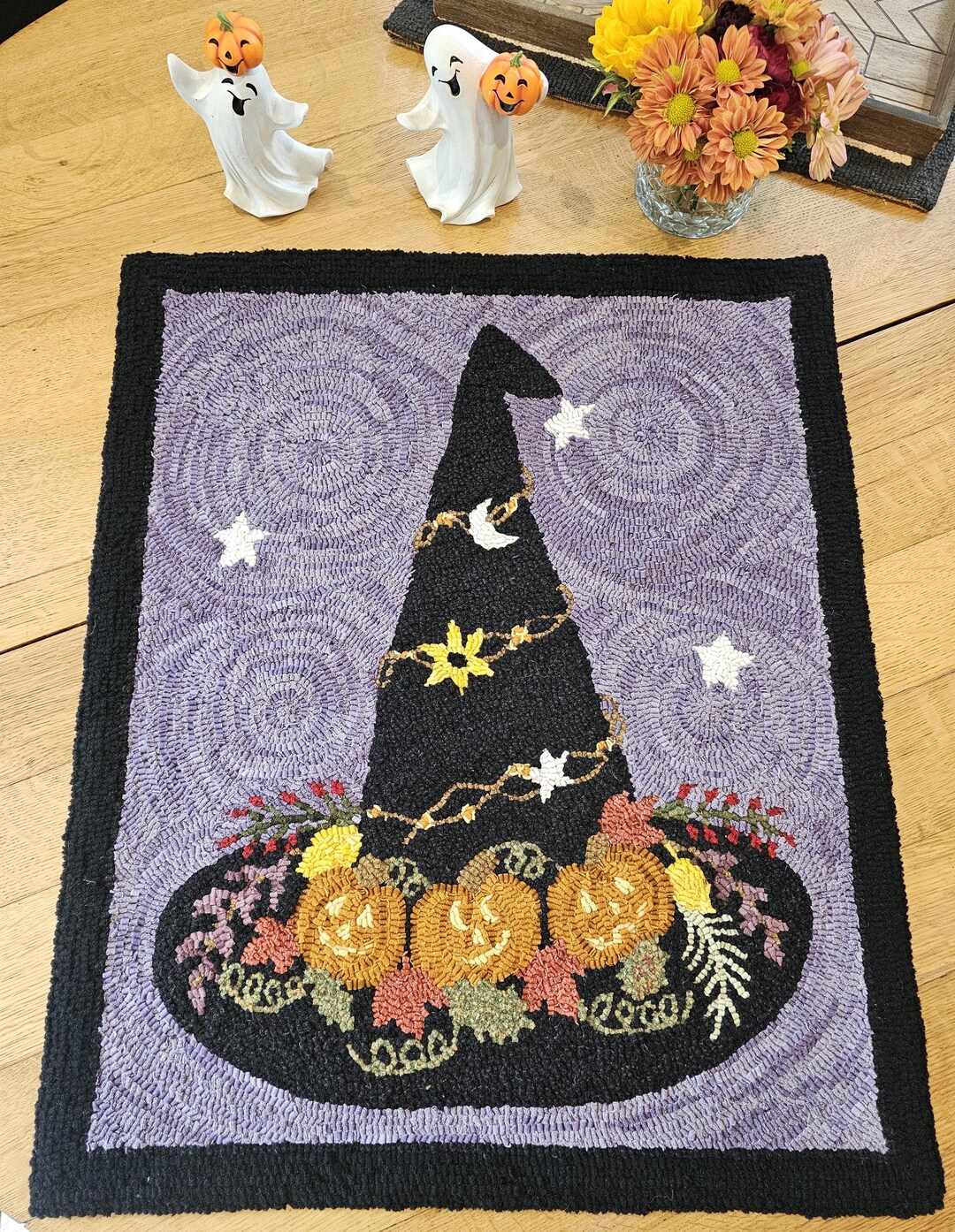 Witches Party Hat Rug Hooking Paper Pattern - Etsy