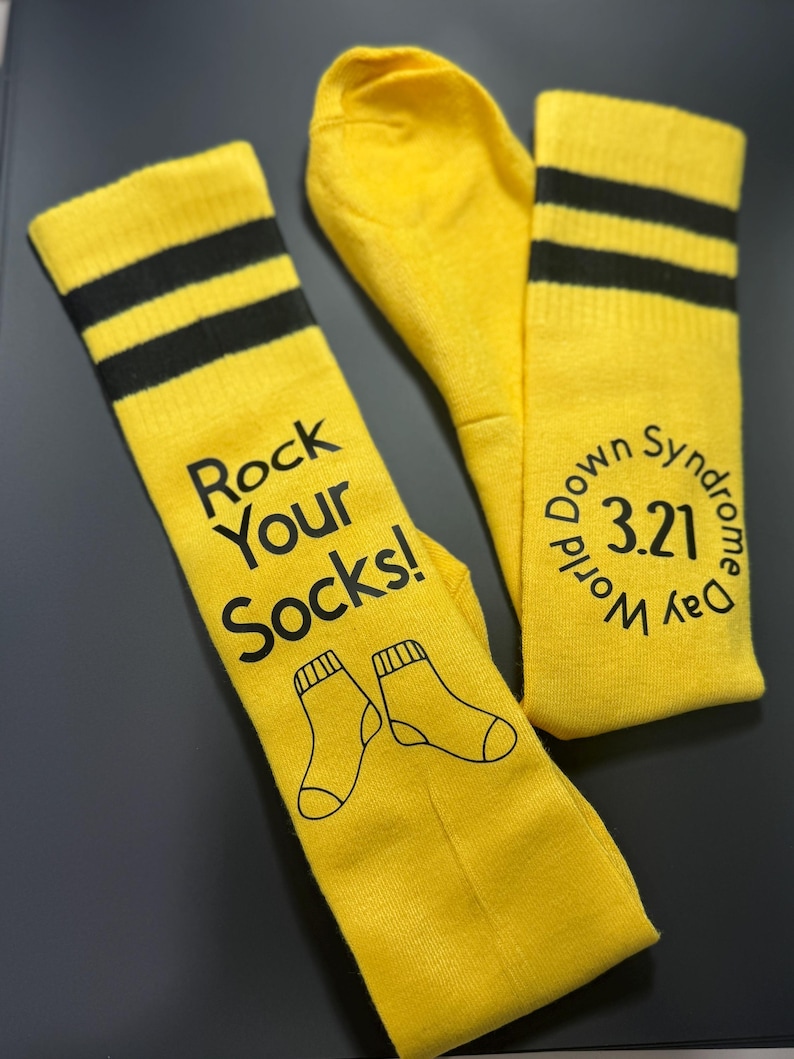 Rock Your Socks - World Down Syndrome Day Socks - Etsy