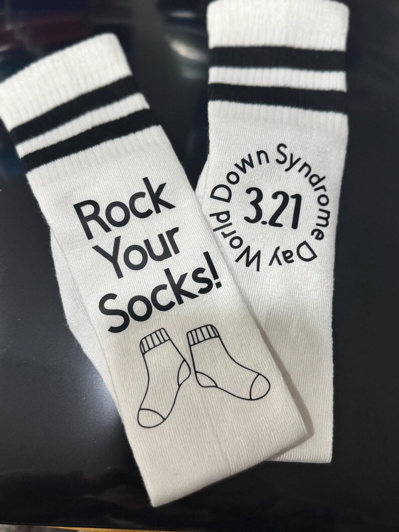 Rock Your Socks - World Down Syndrome Day Socks - Etsy