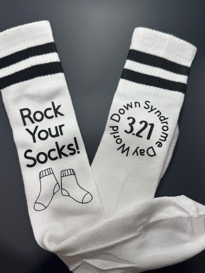 Rock Your Socks - World Down Syndrome Day Socks - Etsy