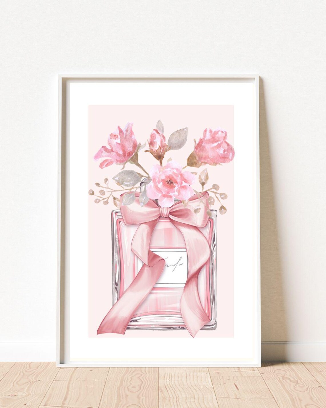 Preppy Pink Wall Art Set - Coquette Room Decor, Preppy Poster ...