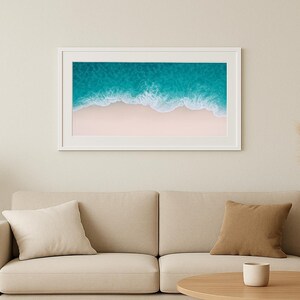 Ocean Waves Print -horizontal Poster– Coastal Wall Art – Beacha & Sea ...