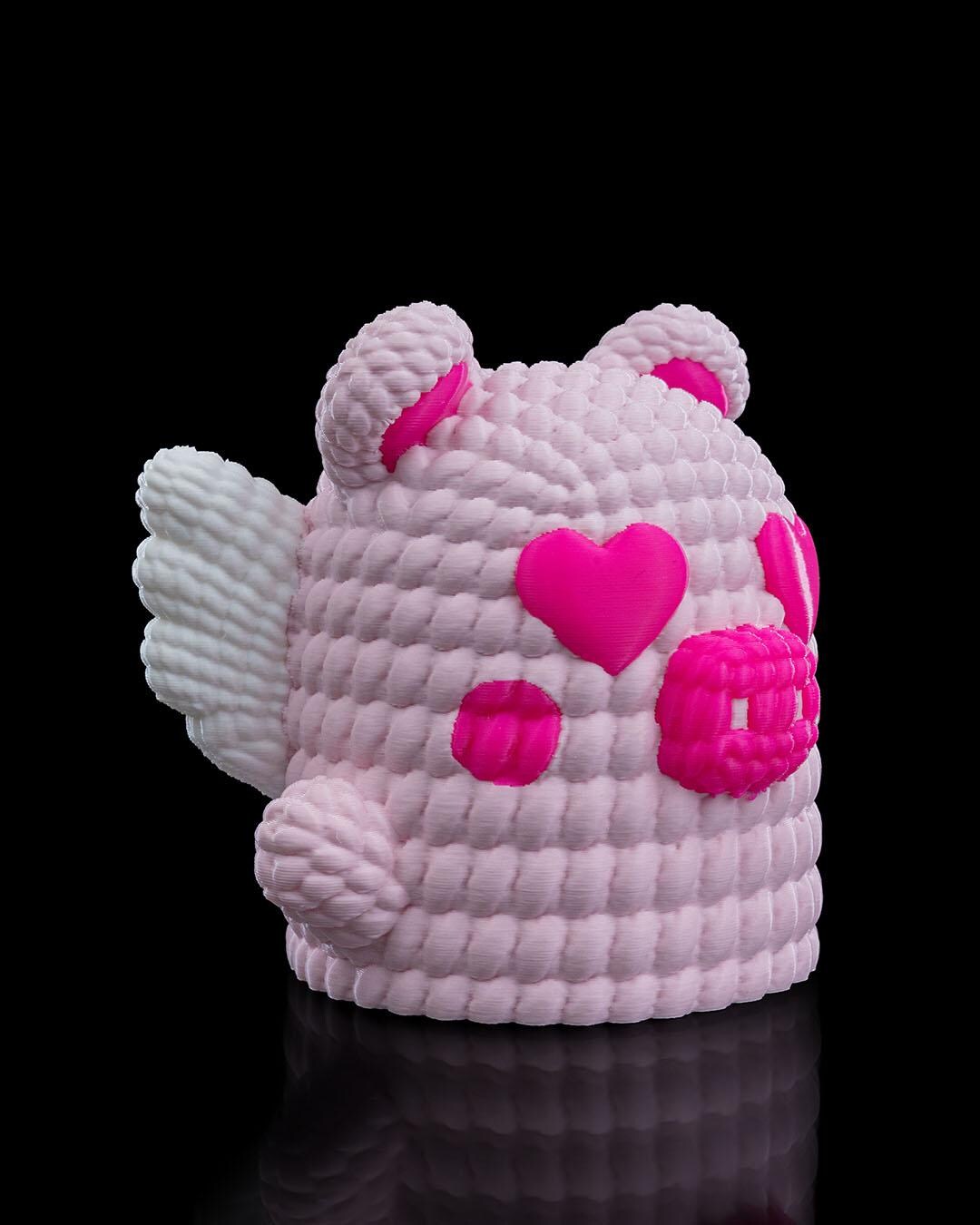 3D Printed Knitted Containers, Cute Poop Container, Love Cupig ...