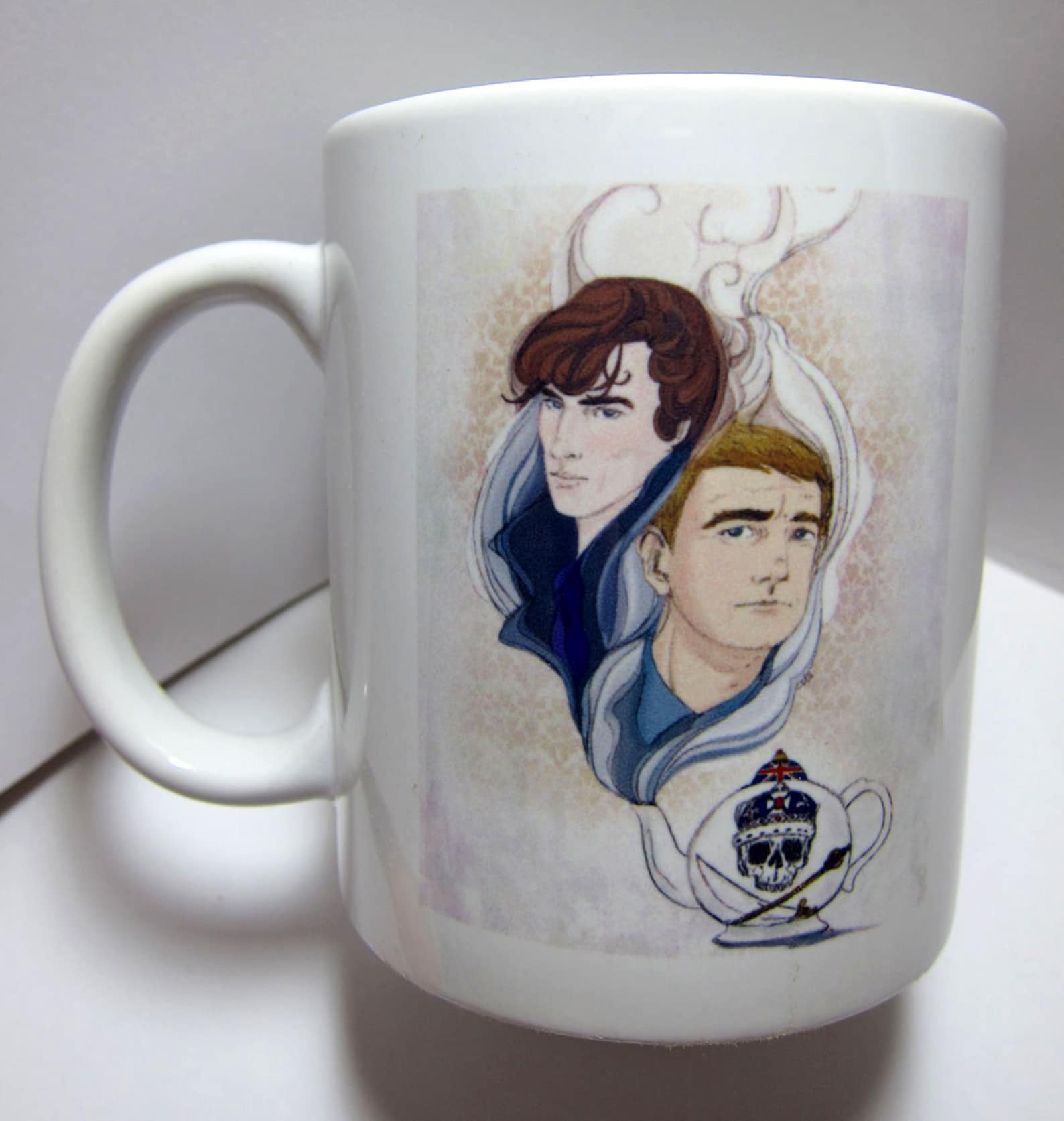 BBC Sherlock and Watson 11oz Mug - Etsy