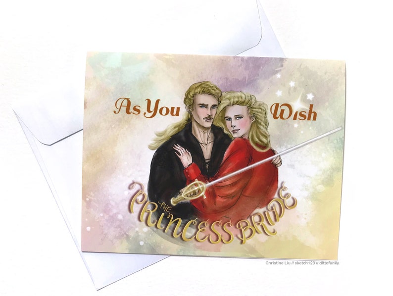 The Princess Bride Fanart Card - Etsy