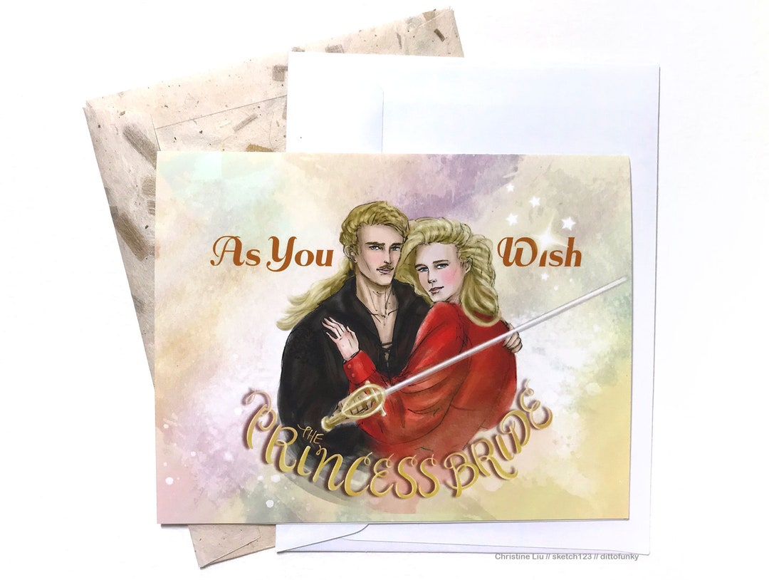 The Princess Bride Fanart Card - Etsy