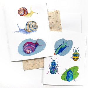 Creepy Crawlers Illustration Cards and Prints - Etsy