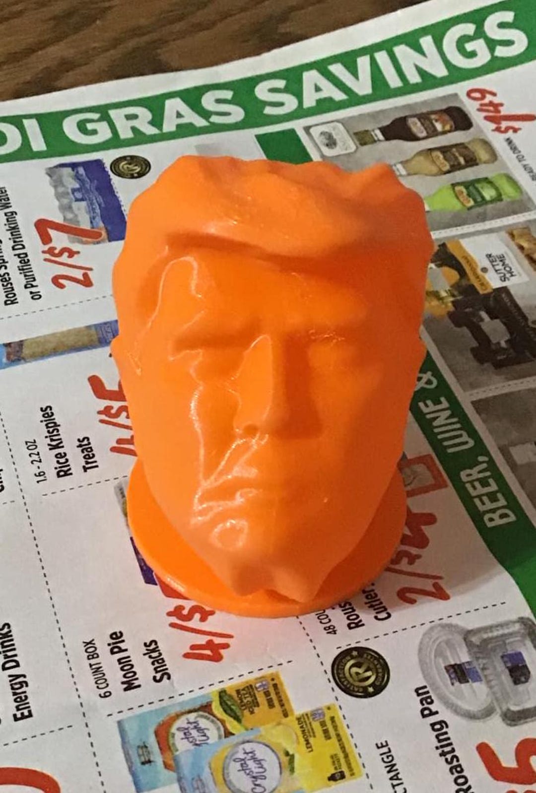 Trump Squeezable Squishy Desk Toy/stress Ball/bust Fig - Etsy