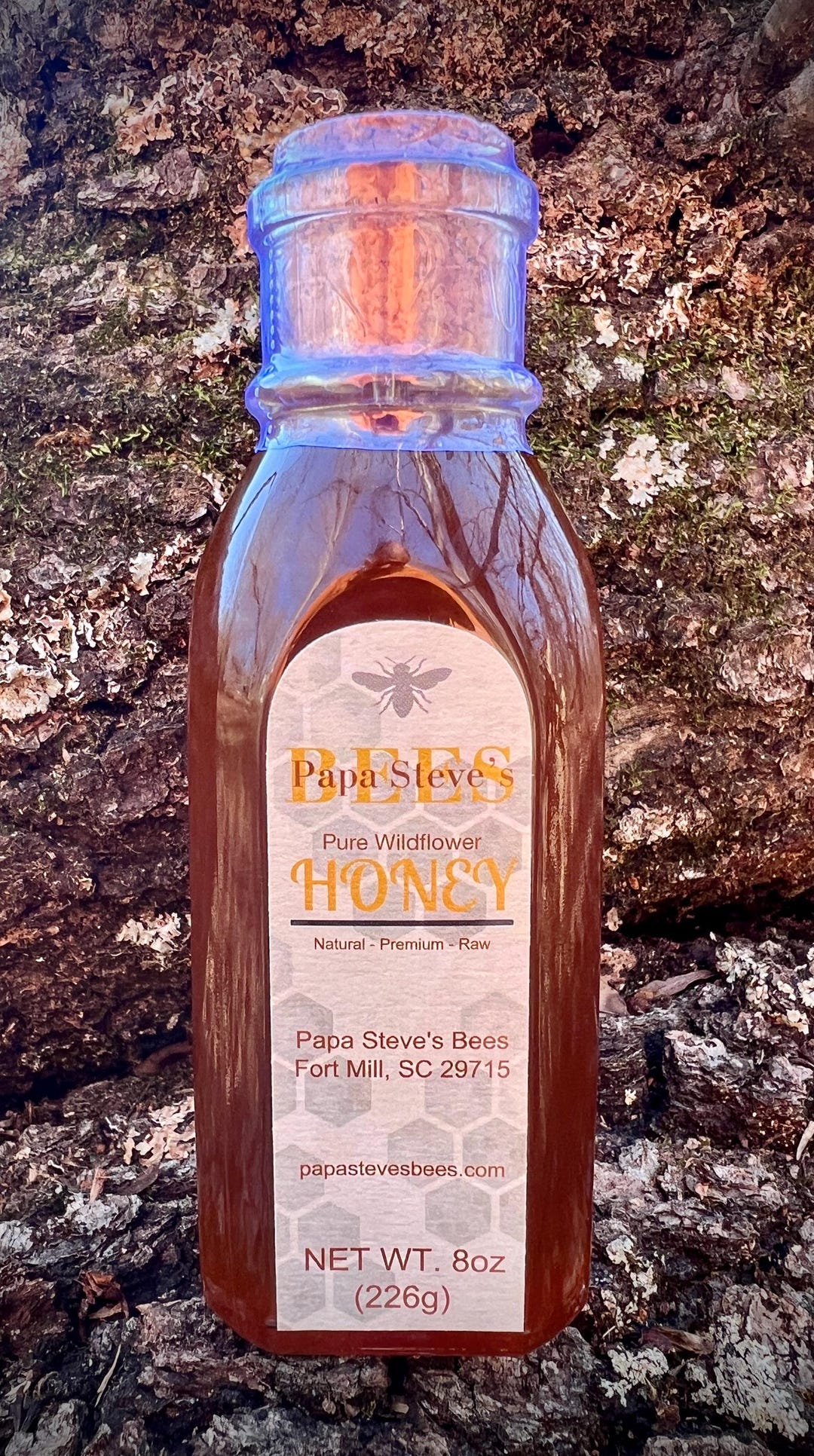 8oz Pure, Raw Honey in Glass Muth Jar - Etsy
