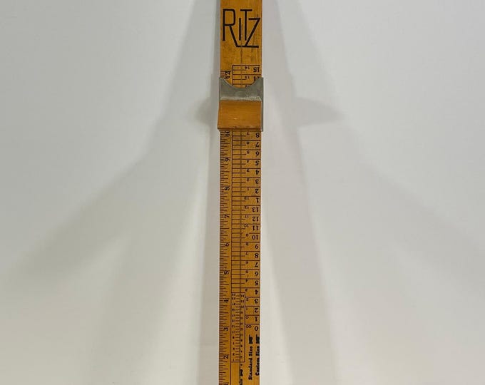 Wood Ritz Foot Measuring Stick, Working Shoe Sizer, Vintage Made in USA ...