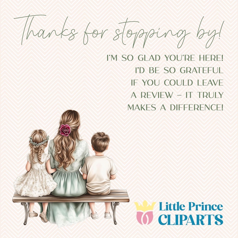 Cute Watercolor Mother's Day Clipart | Mom and Child PNG | Mother and ...