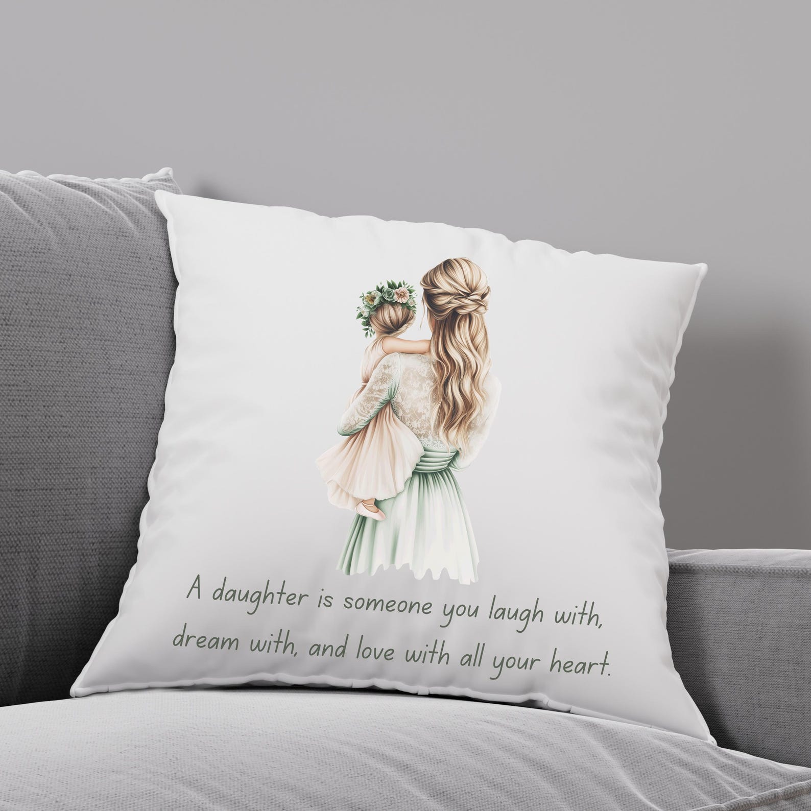 Cute Watercolor Mother's Day Clipart | Mom and Child PNG | Mother and ...