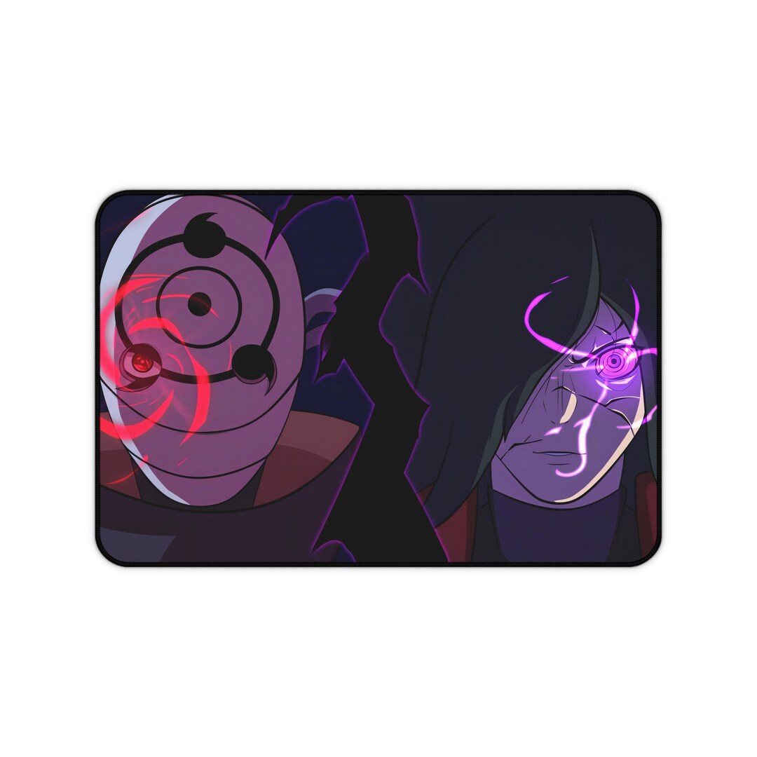 Madara Uchiha Desk Mat Legendary Ninja Mouse Pad for Anime Fans - Etsy