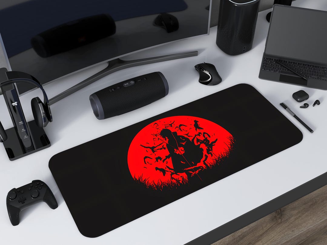 Akatsuki Ninja Desk Mat Itachi-inspired Mouse Pad for Ultimate Anime ...
