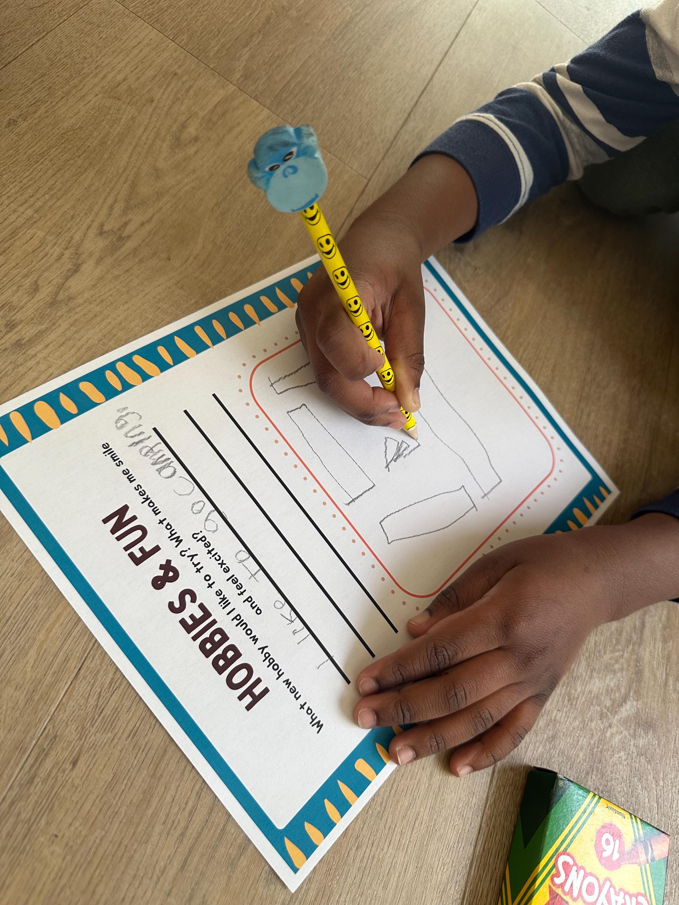 Printable Kids Vision Board Guide for Ages 5-8 | Goal-setting ...