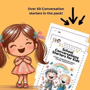 Fun School Conversation Starters for Kids: Printable Prompts (PDF) - Etsy