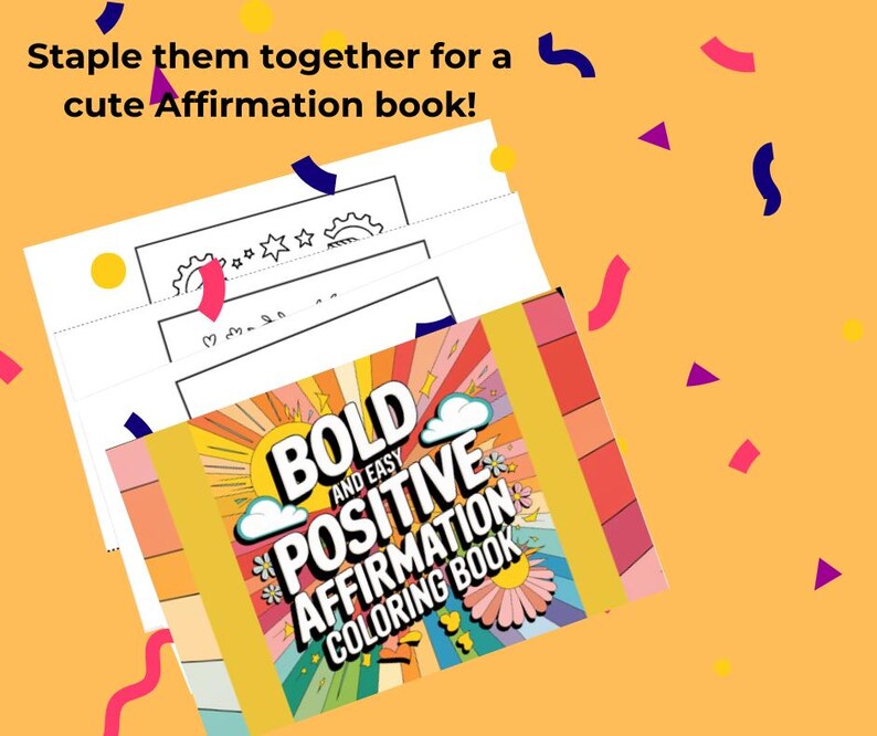 Printable Coloring Affirmation Cards for Kids | Positive Mindset ...