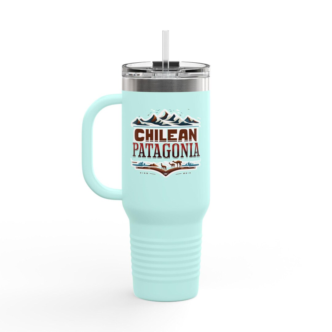 Kingfisher Travel Mug, 40oz - Martin Pescador Chilean Patagonia Gift ...