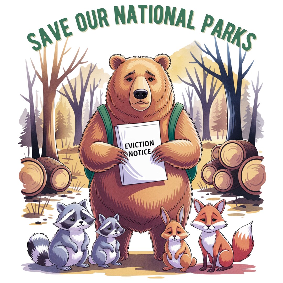 Comfort Colors Save Our National Parks Unisex T-shirt, Anti-trump ...