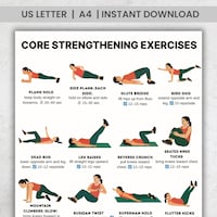 Workout Chart Bundle | Printable Gym Diagrams | Interactive Dumbbell ...