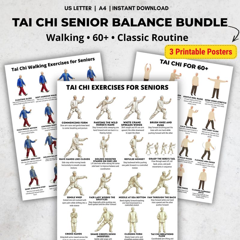 Tai Chi Walking Printable - Etsy