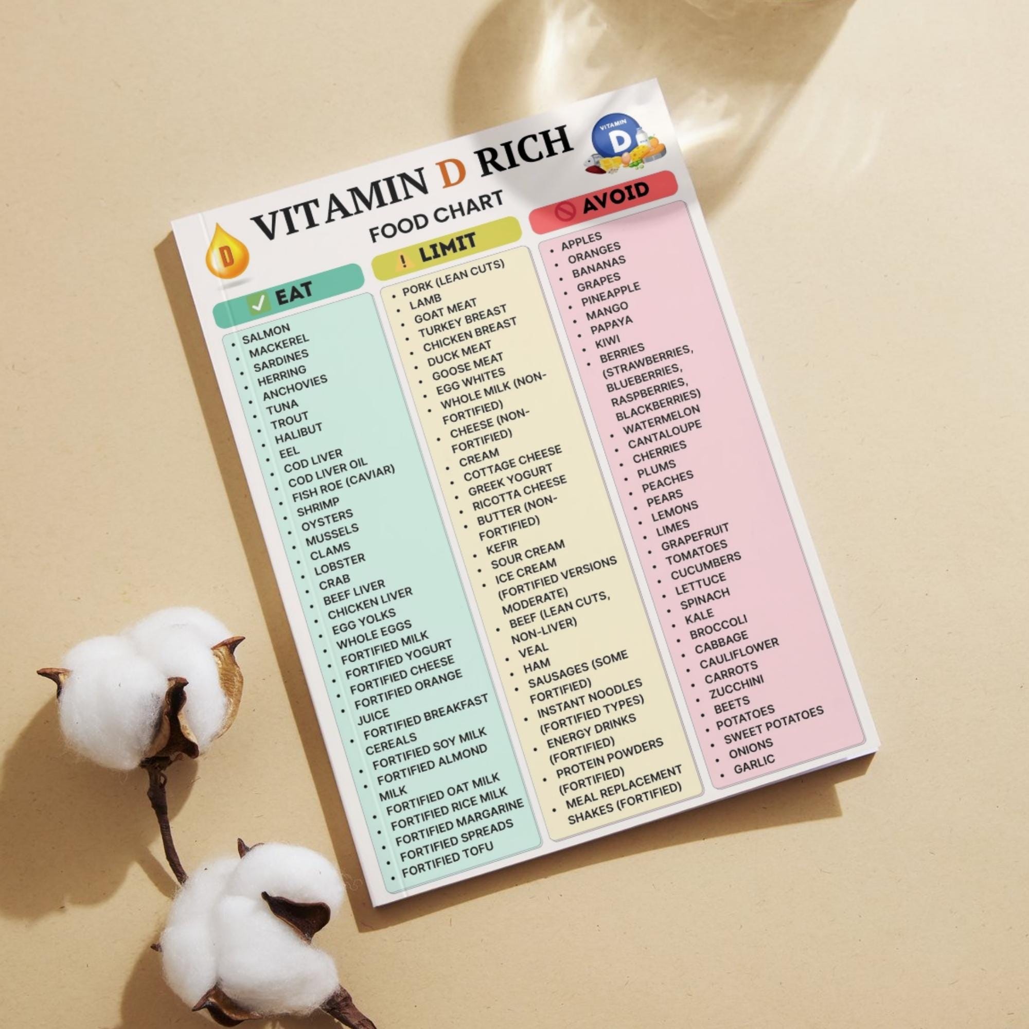 Vitamin D Rich Foods List | High Vitamin D Food Sources | Vitamin D ...