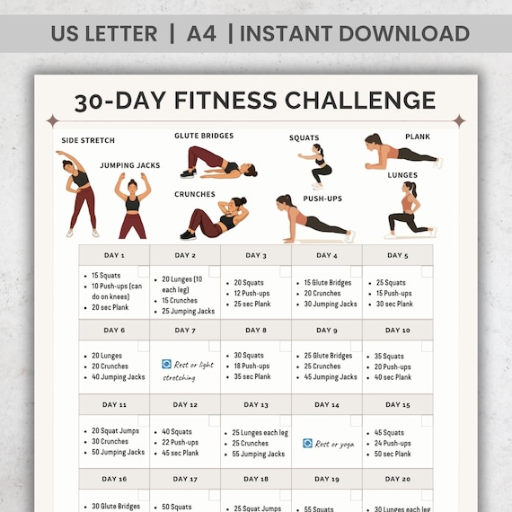 30 Day Shred Exercise List