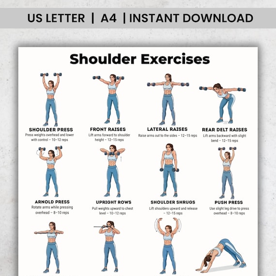 Shoulder Exercise Chart