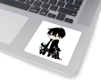 Chibi Sung Jin-woo Solo Leveling Anime Sticker Cute Shadow Monarch - Etsy