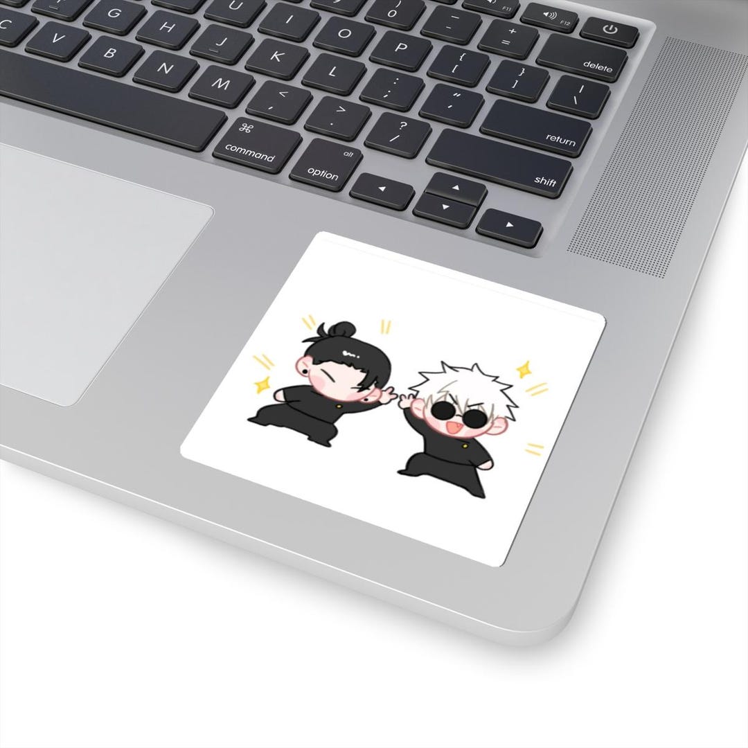Chibi Gojo and Geto Fist Bump Anime Sticker Cute JJK Duo - Etsy