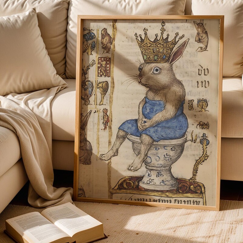 Medieval Rabbits - Etsy