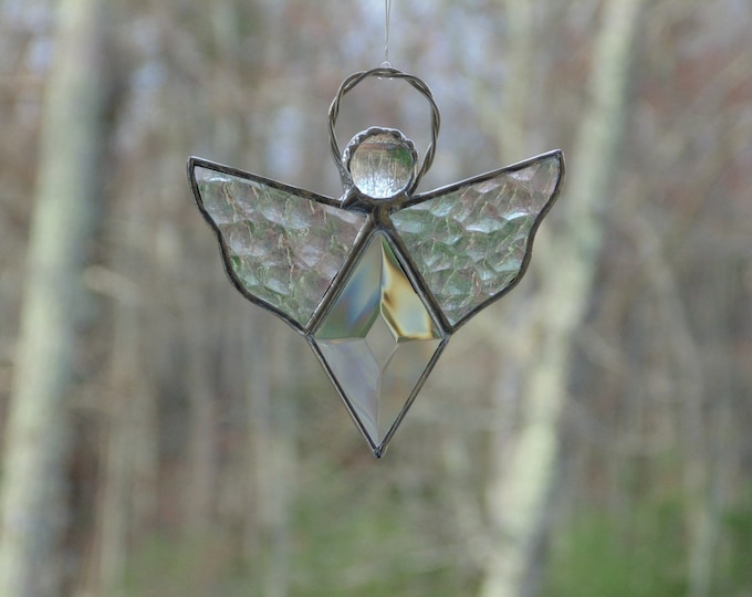 Guardian Angel Stained Glass Suncatcher Window Decoration - Etsy